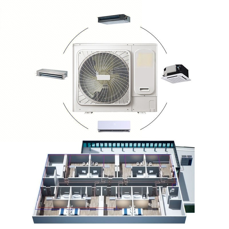 Smart Mini VRF Aircon DC Inverter Compressor and DC Fan Motor with ...