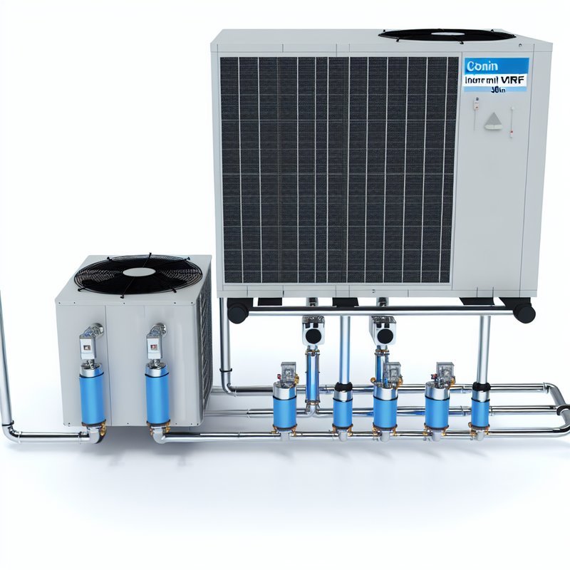 DC Inverter Mini VRF System with 8 Indoor Units 30m Piping